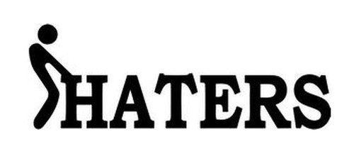 FUCK Haters MIDDLE FINGER 2 Decal Sticker | ANYStickerUWant.com