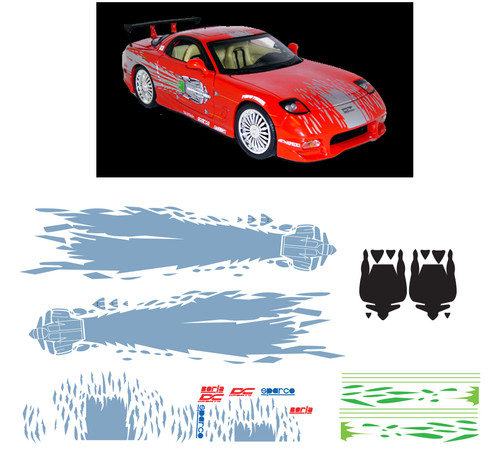 Dom's Fast and Furious RX7 Decal Sticker Made for ANY Vehicle ...