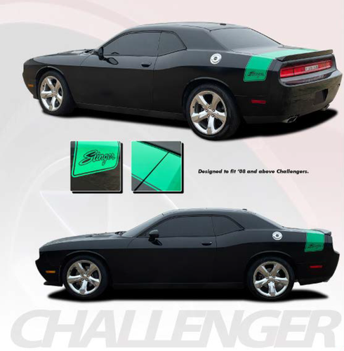 Dodge Challenger STINGER TAIL BAND Vinyl Decal Sticker ...