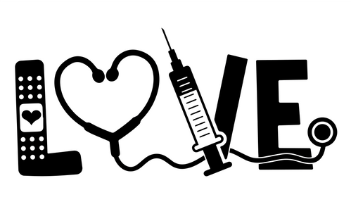 LOVE the Medical Field Decal Sticker | ANYStickerUWant.com