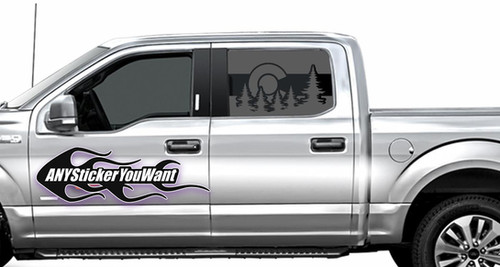 Ford Raptor Ranger F150 F250 F350 Colorado Window Flags Vinyl Decal ...