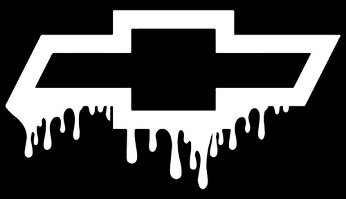 Dripping Chevy Chevrolet Bowtie Vinyl Decal Sticker 25 ...