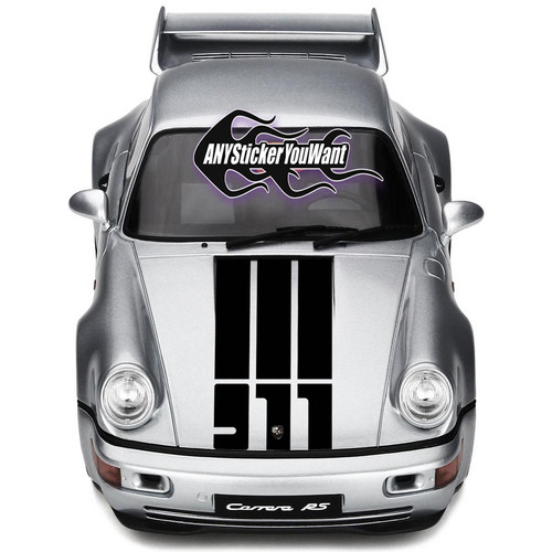 Porsche 911 Hood Rally Stripe Decal Sticker 12 | ANYStickerUWant.com