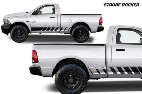 Dodge Ram 1500 2500 3500 Rocker Panel Stripes Decal Sticker 165 ...