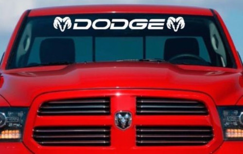 Dodge Ram Windshield Vinyl Decal Sticker 3 | ANYStickerUWant.com