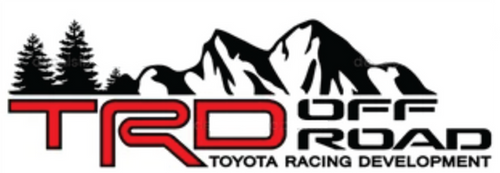 TRD Off Road Mountain Decal Sticker | ANYStickerUWant.com