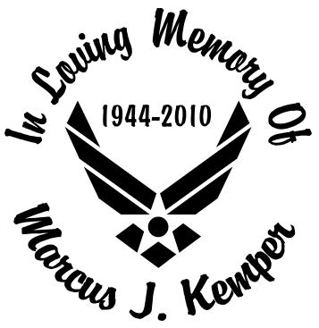 In Loving memory of AIR FORCE Decal Sticker | ANYStickerUWant.com