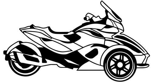 CAN-AM SPYDER Decal Sticker (ADD TEXT) | ANYStickerUWant.com