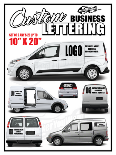 Custom Business Logo and Lettering (You Choose Design ...