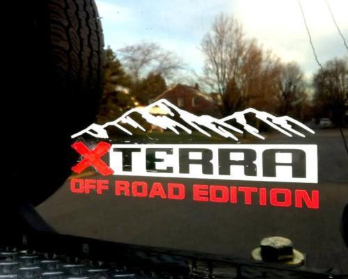 XTERRA OFF-ROAD Edition Decal Sticker | ANYStickerUWant.com