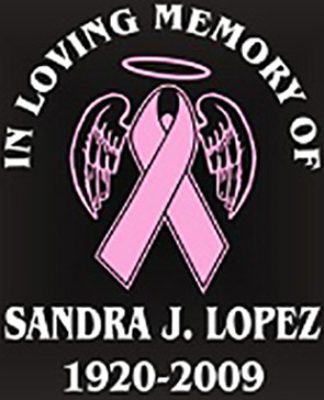 In loving memory cancer ribbon wing Decal Sticker | ANYStickerUWant.com