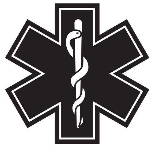 Star of life decal sticker 4 | ANYStickerUWant.com