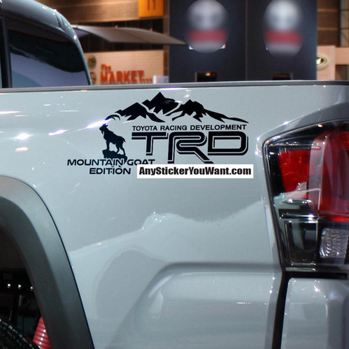 TRD Toyota Racing Development TRD Mountain Goat Edition Decal Sticker 4 ...