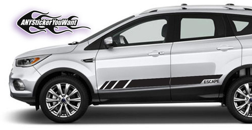 Ford Escape Broken Rocker 4 Sticker Decal | ANYStickerUWant.com