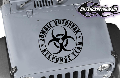 White Zombie Sticker Zombie Decal Vinyl Die Cut Sticker Car Window ...