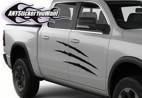 Dodge Ram 1500 2500 3500 Ripping Door Side Vinyl Decal Sticker ...