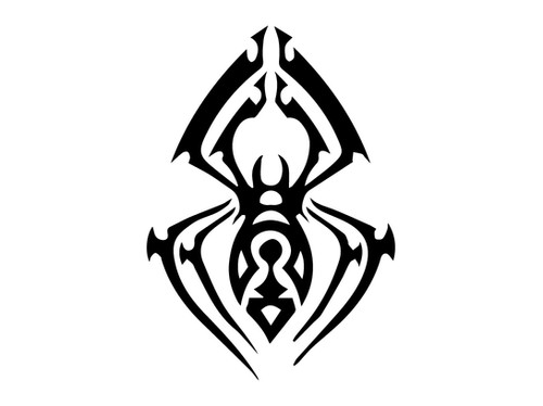 Wicked Tribal Spider Vinyl Decal Sticker 121 | ANYStickerUWant.com