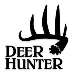 Deer Shed Hunter Decal Sticker | ANYStickerUWant.com