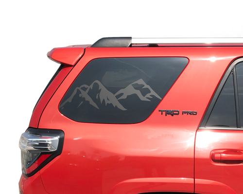 TRD Toyota 4Runner 3rd Window Mountain Vinyl Decal Sticker 365 ...