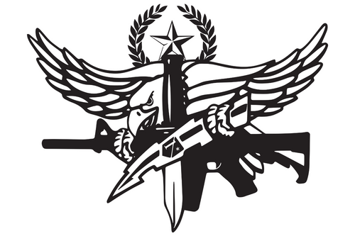 MASTER SWAT OPERATOR BADGE decal sticker (add text) | ANYStickerUWant.com