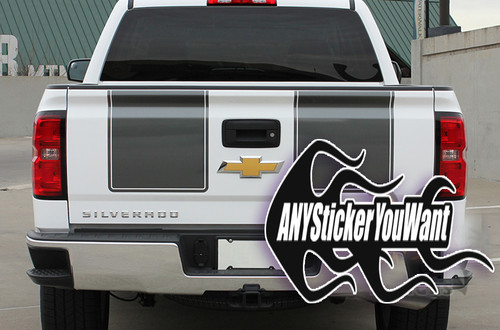Chevy Chevrolet Silverado Double Rally Pinstripe Decal Sticker 1 ...
