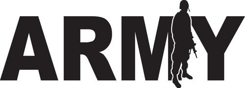 Army Logo Vinyl Decal Sticker 45 | ANYStickerUWant.com