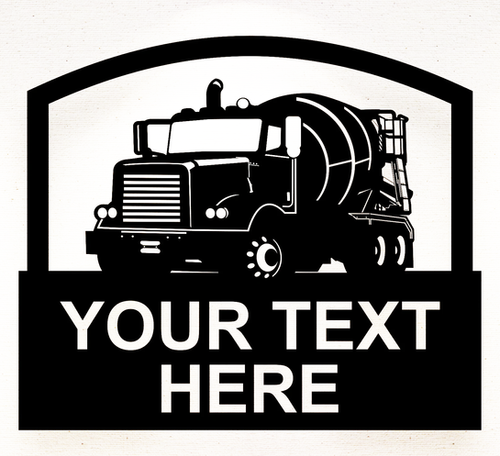 Custom Dump Truck Trucker Trucking Decal Sticker (add text ...