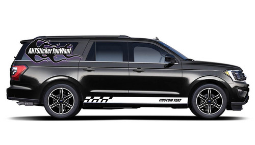 Custom Ford Expedition Side Stripe Vinyl Decal Sticker (add text ...