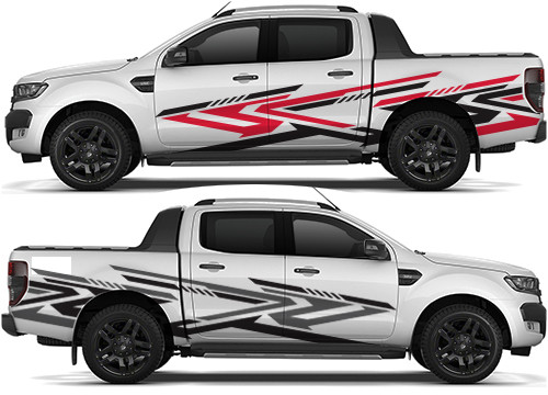 Universal Fulll Side Truck Stripes Vinyl Decal Sticker 507 ...