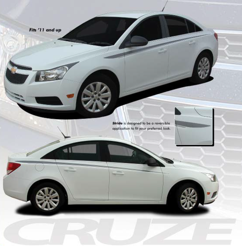 Chevy Chevrolet Cruze STRIDE Vinyl Decal Sticker | ANYStickerUWant.com