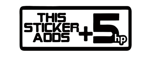 This Decal Adds 5HP Decal Sticker | ANYStickerUWant.com