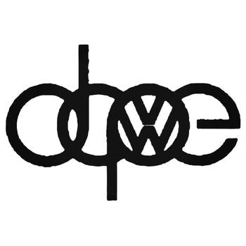 VW Dope Volkswagon JDM Vinyl Decal Sticker 103 | ANYStickerUWant.com