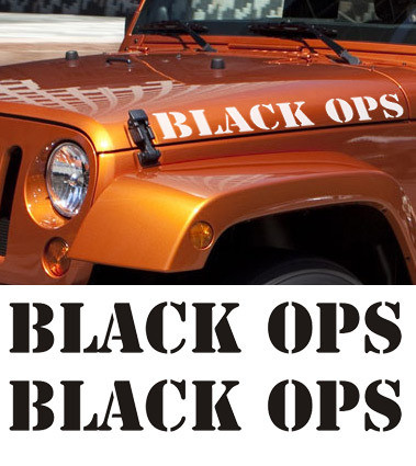 BLACK OPS Decal Sticker | ANYStickerUWant.com