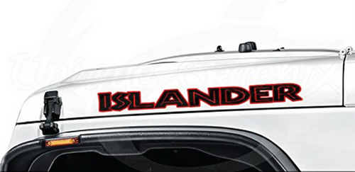 ISLANDER Decal Sticker | ANYStickerUWant.com