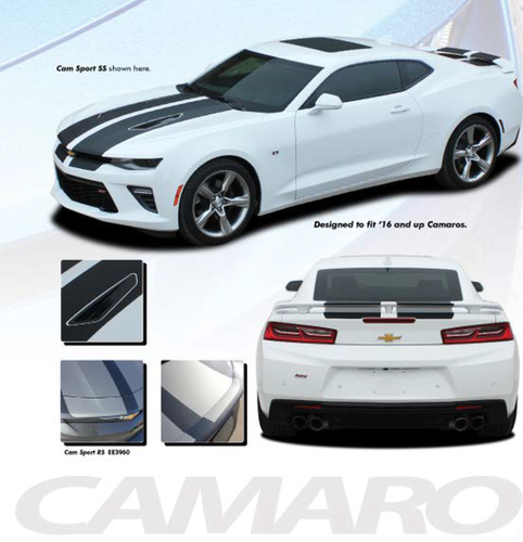Chevy Camaro CAM SPORT PIN Vinyl Decal Sticker | ANYStickerUWant.com