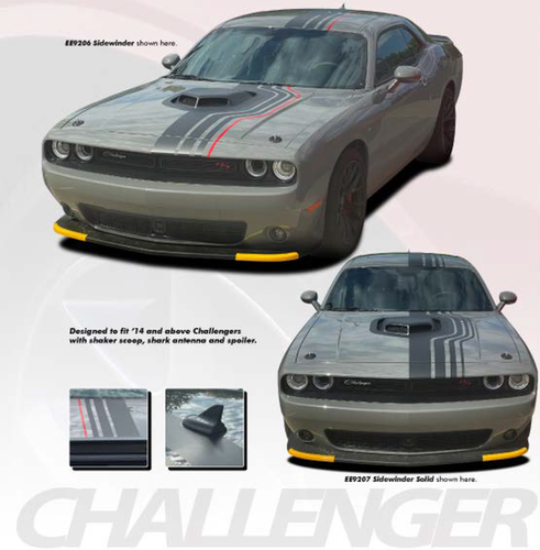 Dodge Challenger SIDEWINDER Vinyl Decal Sticker | ANYStickerUWant.com