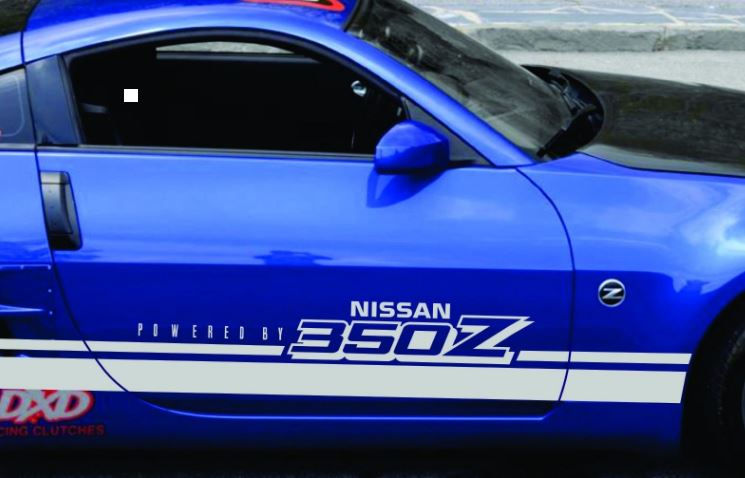 Nissan 350Z Rocker Panel Stripes Vinyl Decal Sticker 96 ...