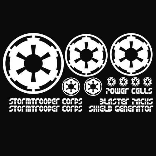 Jeep Wrangler Gladiator Star Wars Stormtrooper Decal Sticker Kit 25 ...