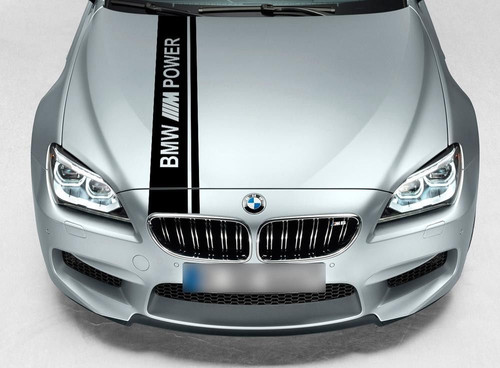 BMW M POWER Hood Stripe Vinyl Decal Sticker 64 | ANYStickerUWant.com