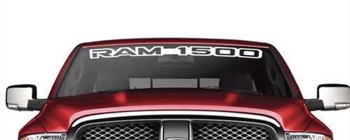Ram 1500 Windshield Vinyl Decal Sticker | ANYStickerUWant.com