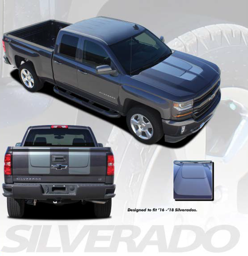 Chevy Chevrolet Silverado CHASE RALLY Vinyl Decal Sticker ...