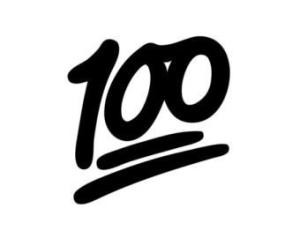 100 Decal Sticker 10 | ANYStickerUWant.com