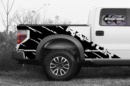 Ford F150 Raptor Splash Truck Bed Decal Sticker 160 | ANYStickerUWant.com