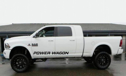 Dodge Ram 1500 2500 3500 Power Wagon Decal Sticker 58 | ANYStickerUWant.com