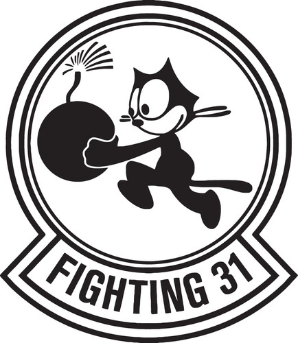 Fighting 31 Emblem Vinyl Decal Sticker | ANYStickerUWant.com