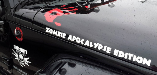 Zombie Apocalypse Edition Hood Fender Decal Sticker 107 ...