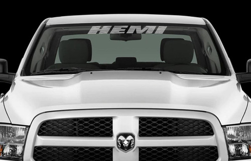 Dodge Hemi Windshield Vinyl Decal Sticker | ANYStickerUWant.com