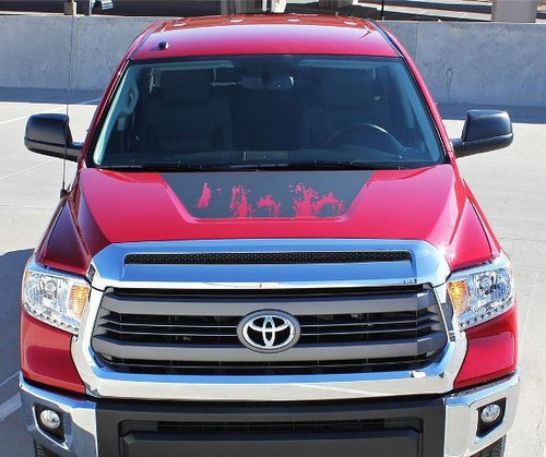 TRD Tacoma Shredded Hood Splash Vinyl Decal Sticker 57 ...