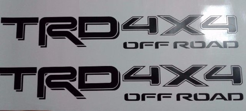 TRD Toyota Racing Development 4x4 Off Road Vinyl Decal Sticker 80 ...