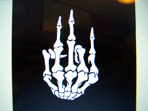 Skeleton SHOCKER 2 Decal Sticker | ANYStickerUWant.com